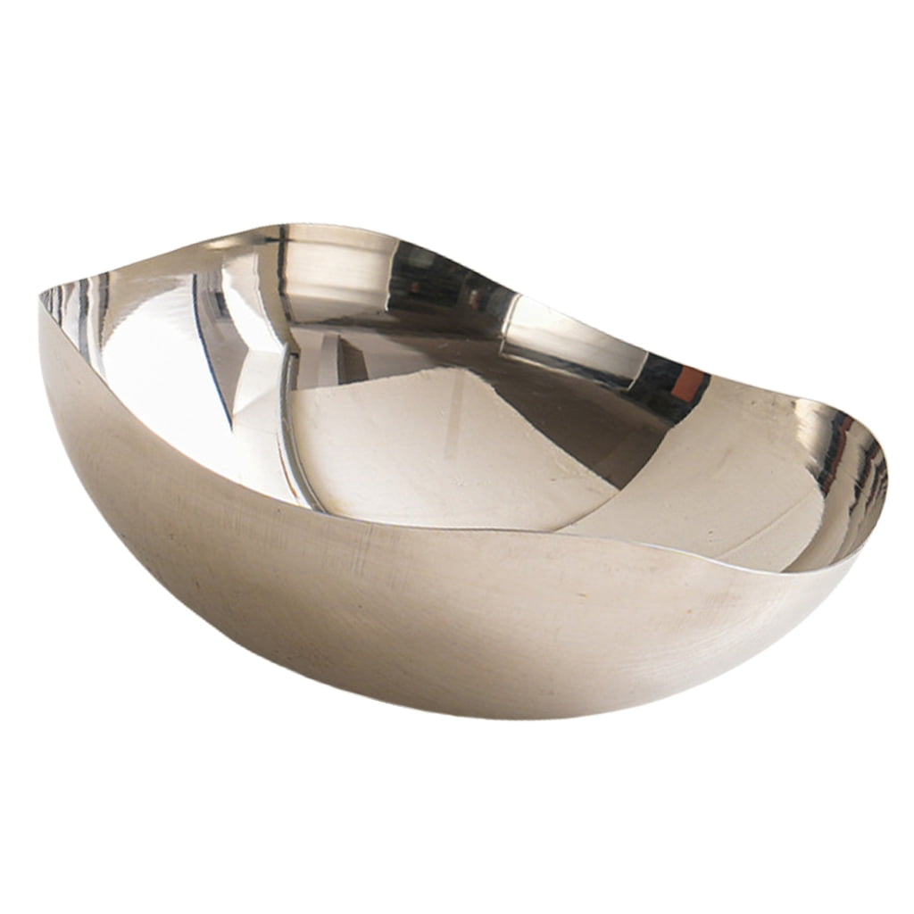 Giaone Large Serving Bowl Stainless Steels Fruit Bowl for Kitchen ...