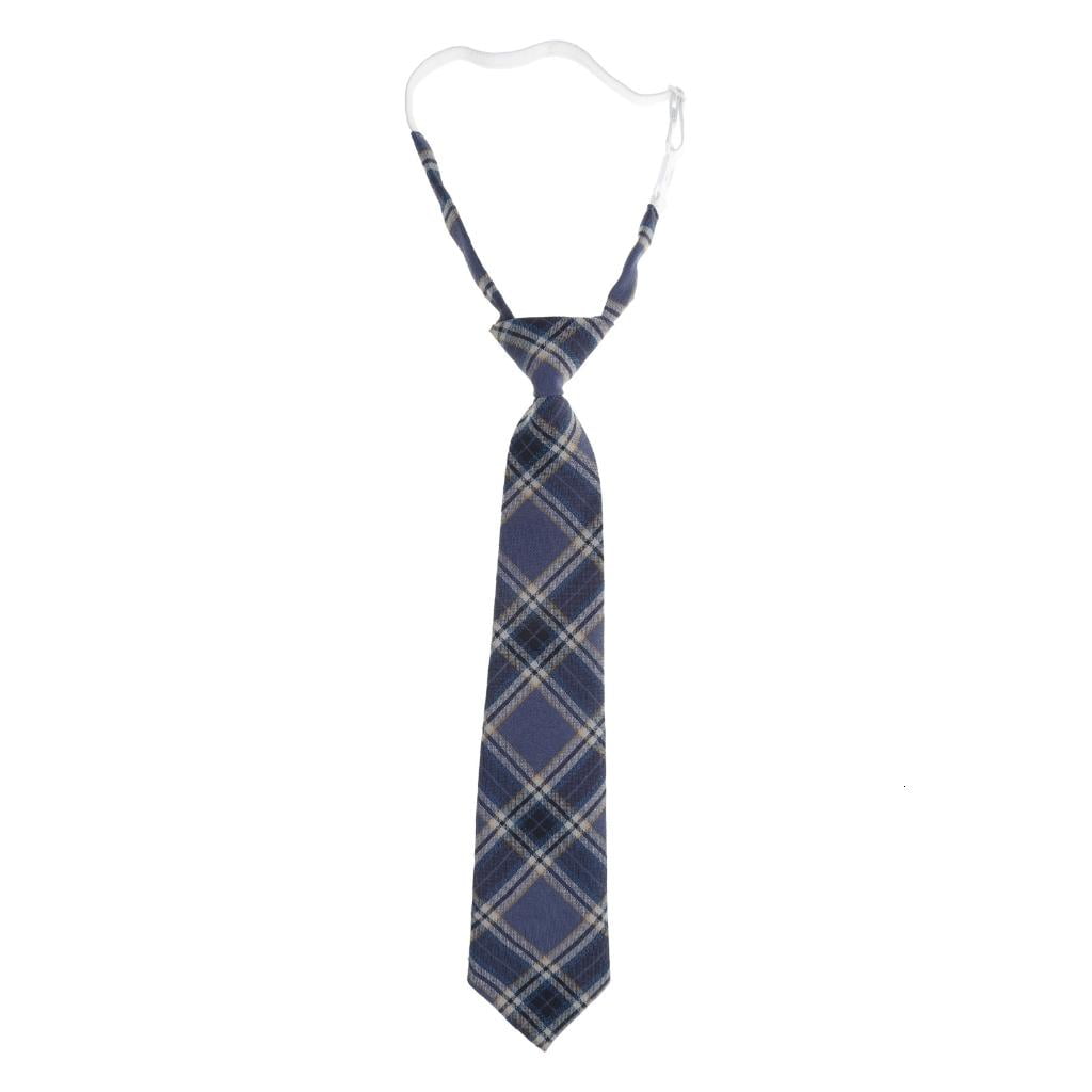 Giaone Lazy JK Ties Plaid Uniform School Student Necktie for Boy Girl ...