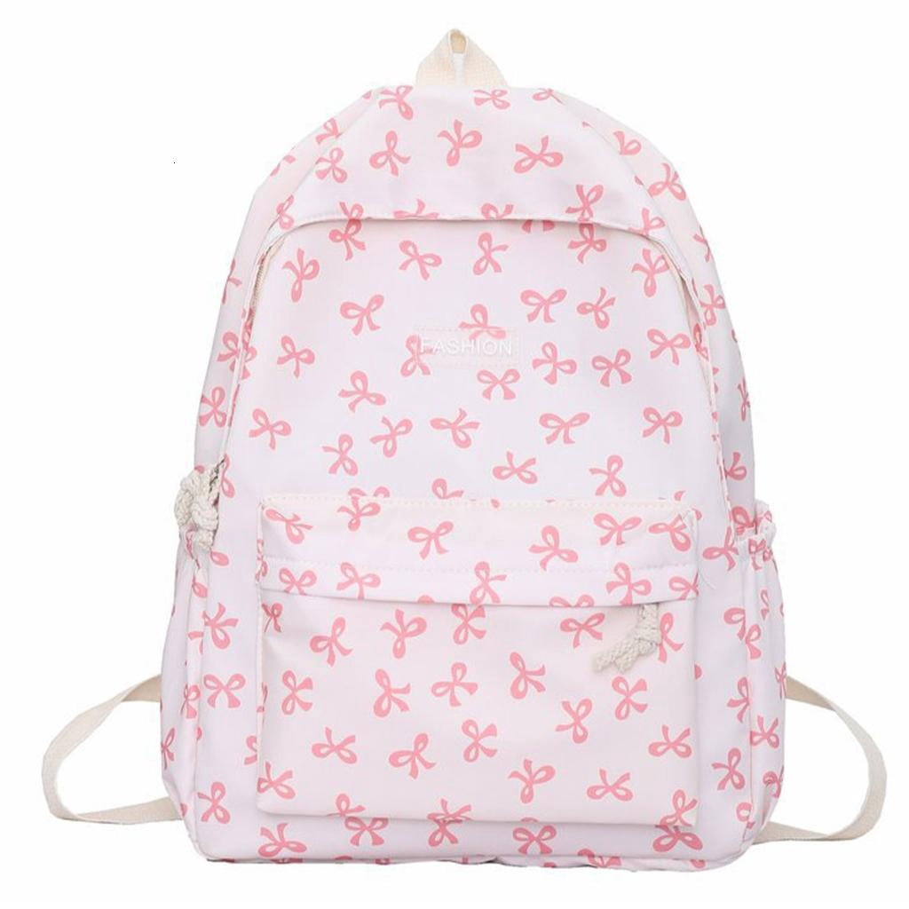 Giaone Lovely Bows Backpack School Backpack Japanese Styles Aesthetic ...