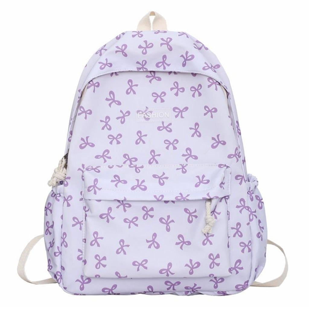 Giaone Lovely Bows Backpack School Backpack Japanese Styles Aesthetic ...