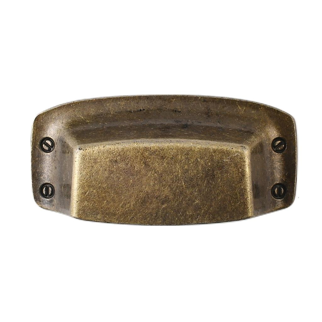 Giaone Metal mixture Antique Square Shell Handles for Drawer Cabinets ...
