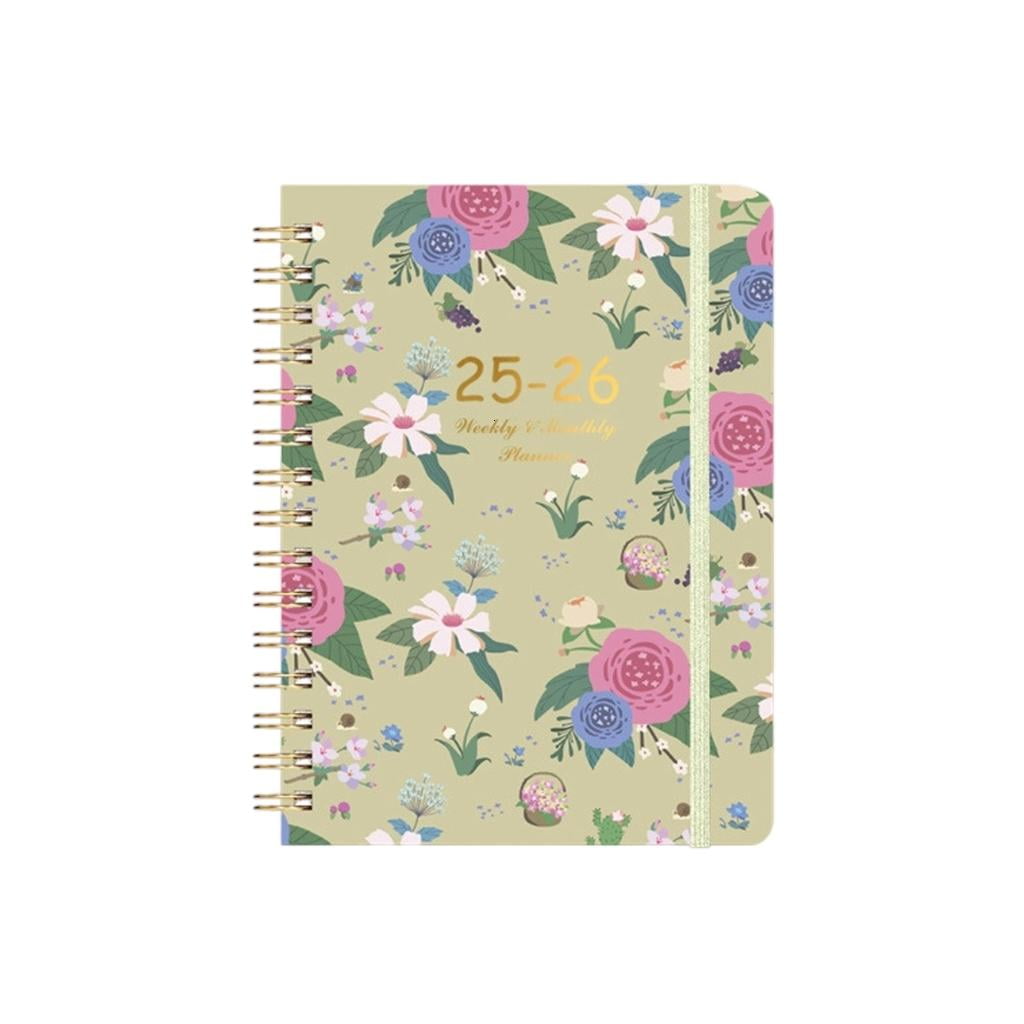 Giaone Minimalist English Weekly Agenda Notebook Spirals Design For ...
