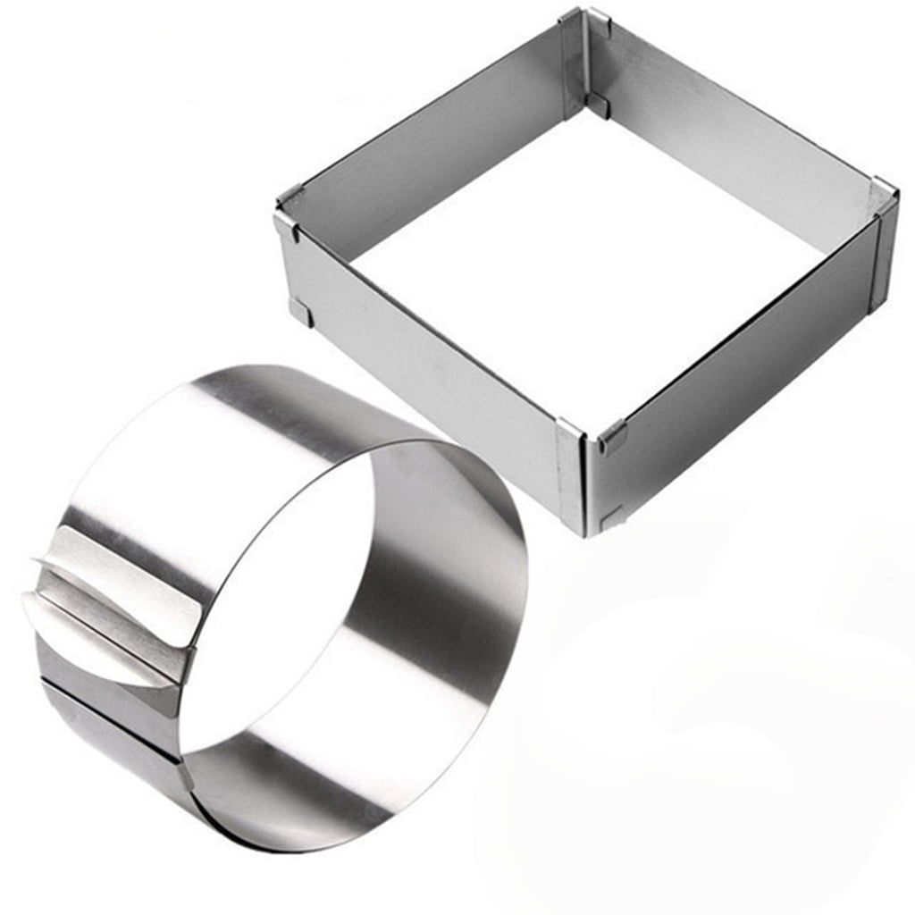 Giaone Mousse Circles Adjustable Stainless Steel Square & Round ...