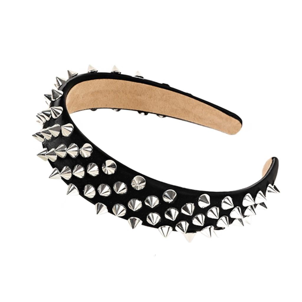 Giaone Multi-color Can Choose Rivets Design Headband Spa Taking Photo ...