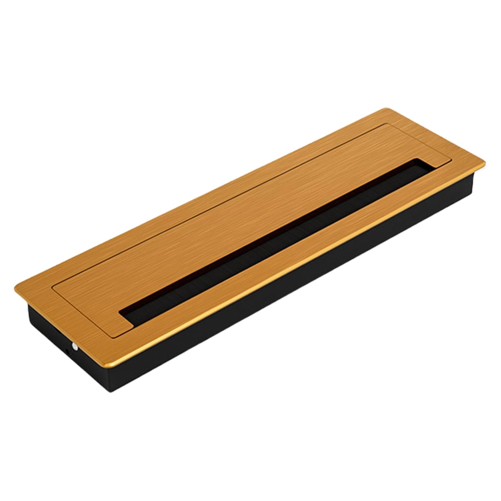 Giaone Multipurpose Metal Desk Cord Hole Insert with Brush Buffering ...