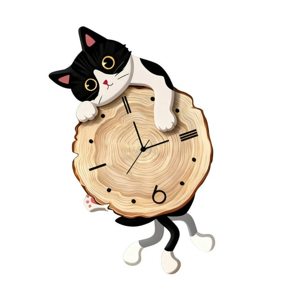 Giaone None-Ticking Silents Battery Operated Wall Clock Modern Simple ...