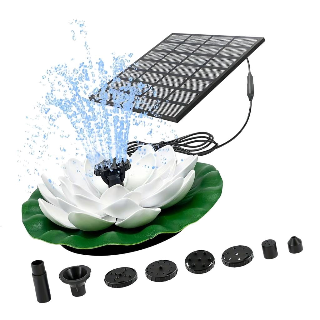 Giaone Outdoor Sun Operated Water Display For Small Ponds With 100CM ...
