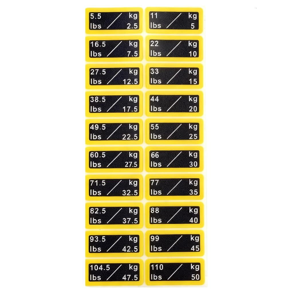 Giaone PVC Sticker for Gym Use Removable Waterproof Labeling Solution ...