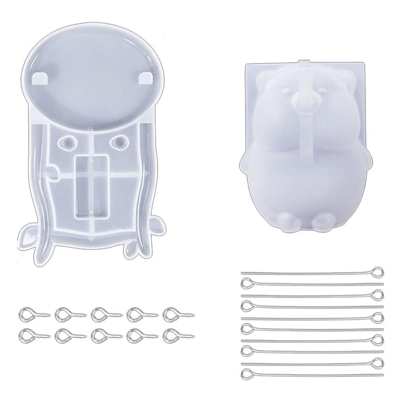 Giaone Pig Swing Resin Molds,Epoxy Resin Casting Molds Silicone Piggy ...