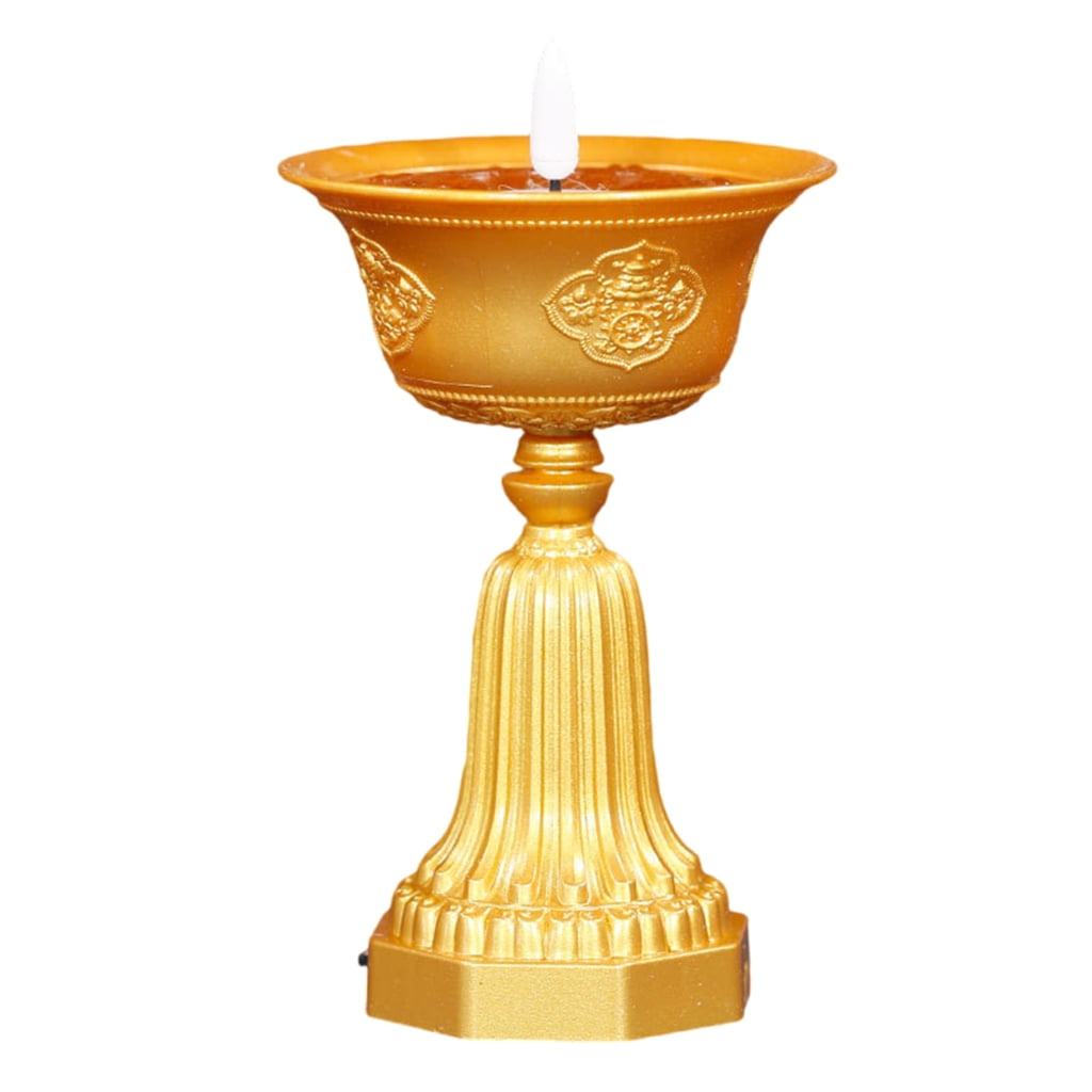 Giaone Plastic LED Butter Lamp USB Power for Faithfuls Buddhist ...