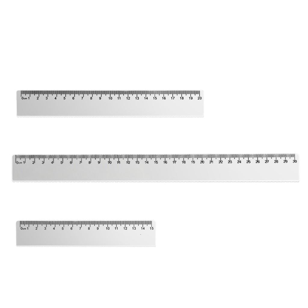 Giaone Plastic Straight Edges Rounded Safety Corners Shatterproof Study ...