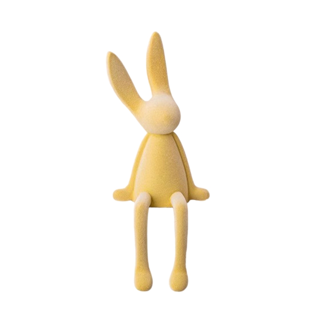 Giaone Plush Flocked Statue with Detail Desk Bookshelf Plush Feel ...