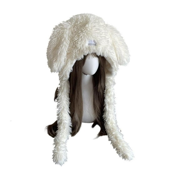 Giaone Plush Lined Earflap Cap Winter Trapper Hat For Women Winter ...
