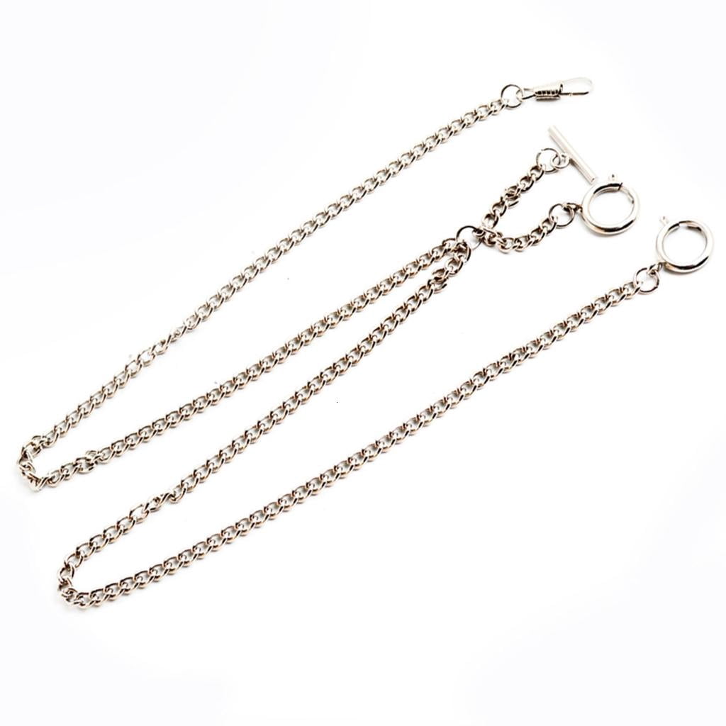 Giaone Pocket Watch Chain Double Albert T-Bar Chain Antique Hanging ...