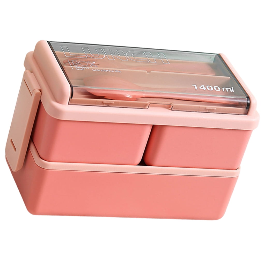 Giaone Practical Lunch Box Leakproof Food Box Double Layer Meal Box ...