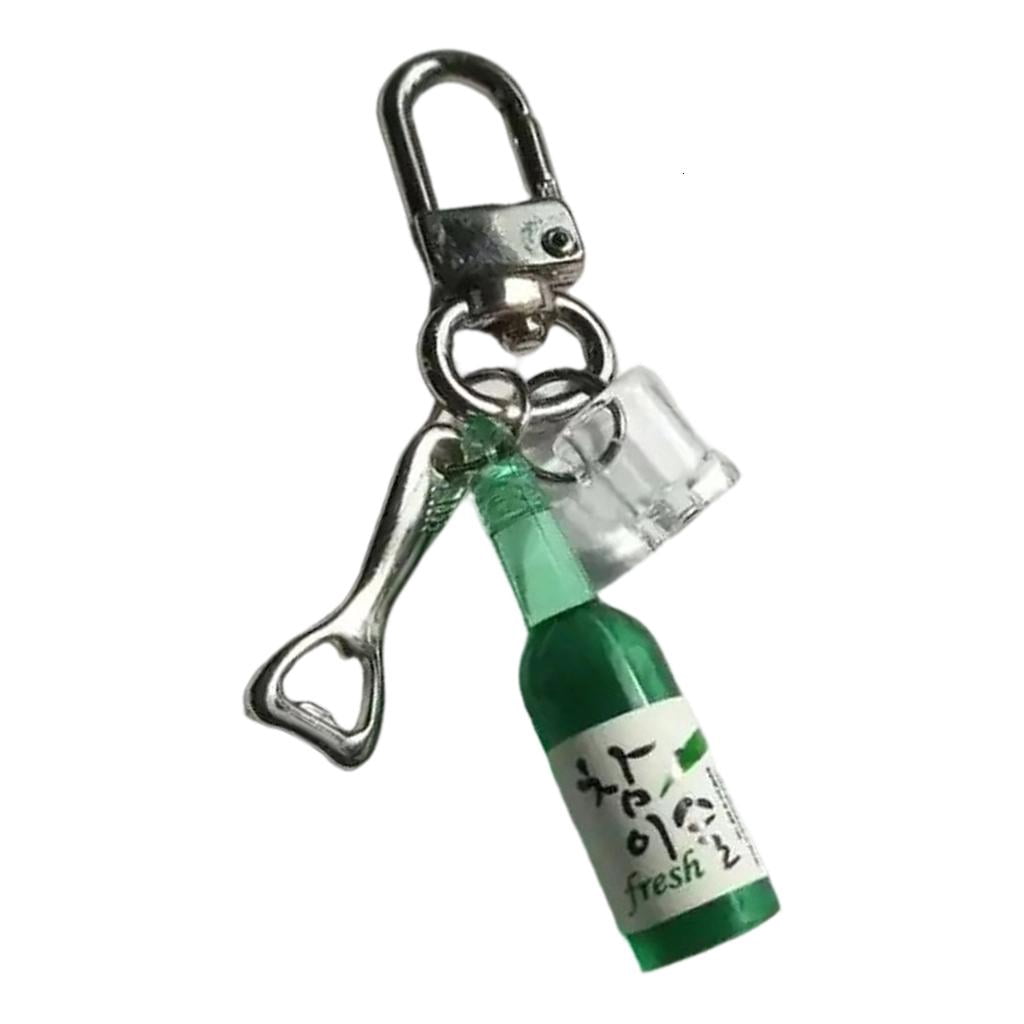 Giaone Practical Soju Bottle Keychain Creative Holder For Phone Loss ...