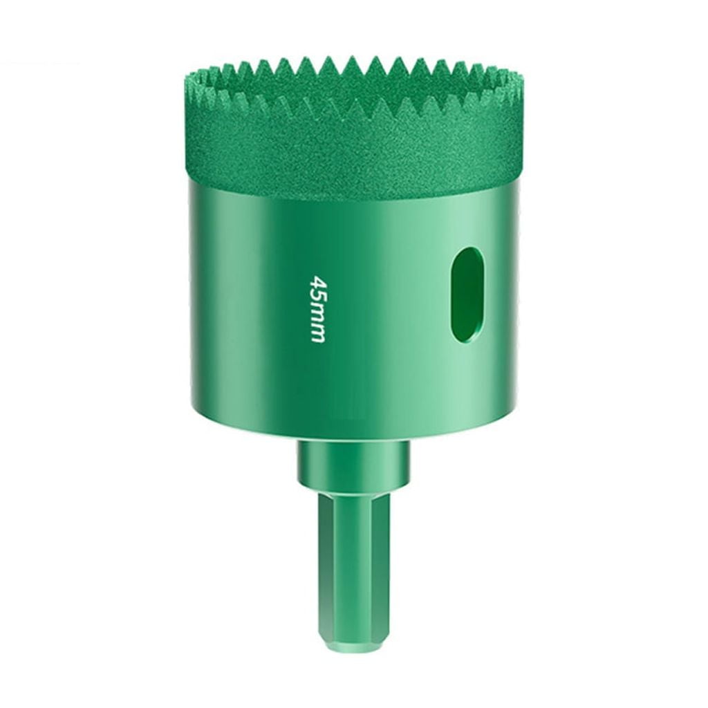 Giaone Professional Tile and Glass Drill Bit with Improved Durability Serrated Dry Drilling Hole ...