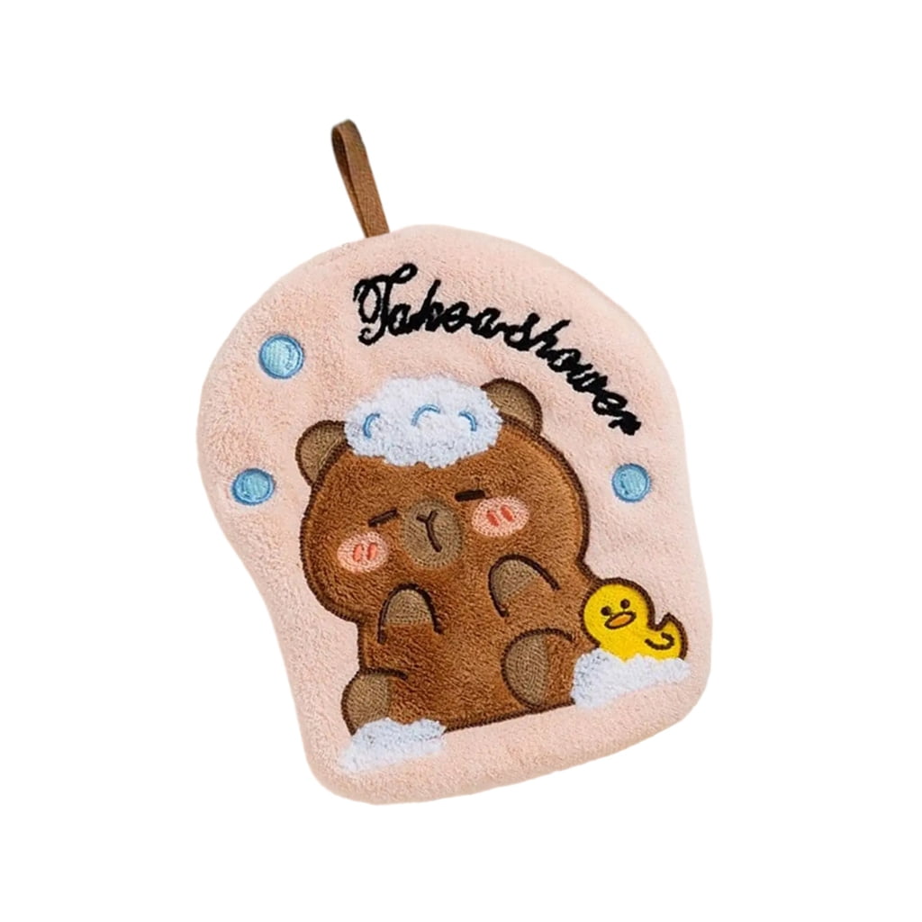 Giaone Quality Capybara Hand Towel Cleaning Rag with Easy Hanging Hook ...