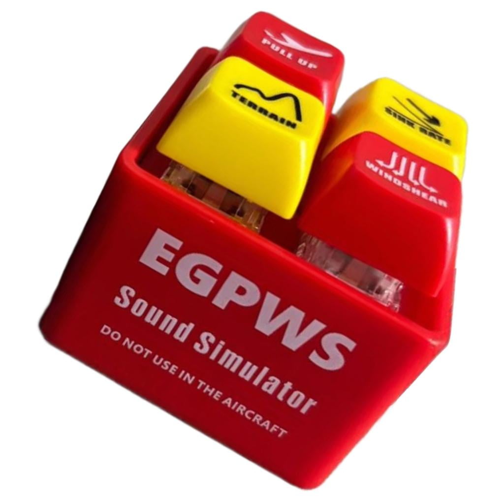 Giaone Realistic Fire Alarms Simulating Keychain With Aviation Theme ...