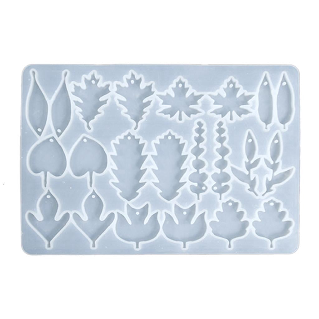 Giaone Reusable Jewelry Making Mold Flexible Leaf Shape Design For ...