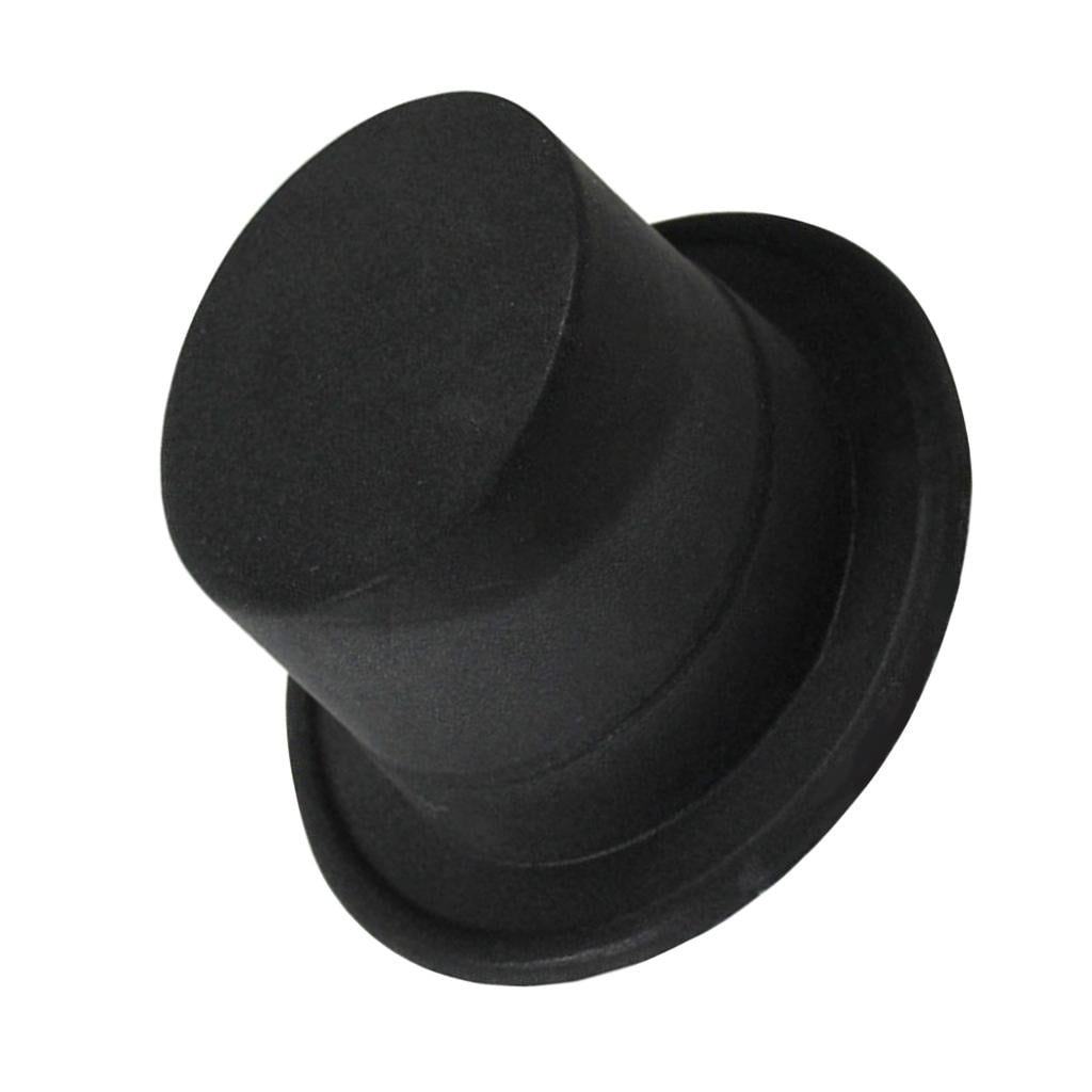 Giaone Roll Trim Hat Fashion Magician Hat Theme Party Costume Hat Flat ...