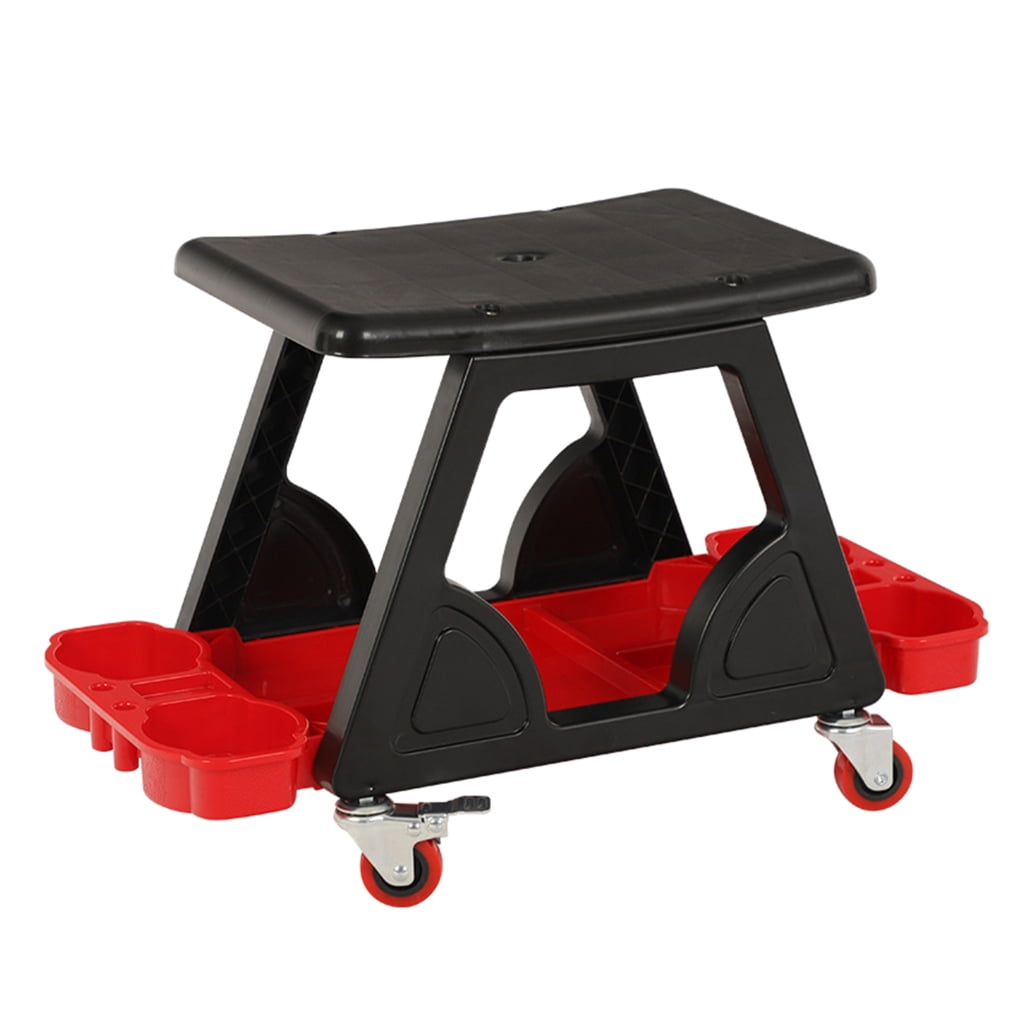 Giaone Rolling Creepers Seats Stool Mechanic Chair 4 Wheels Tray Tool ...