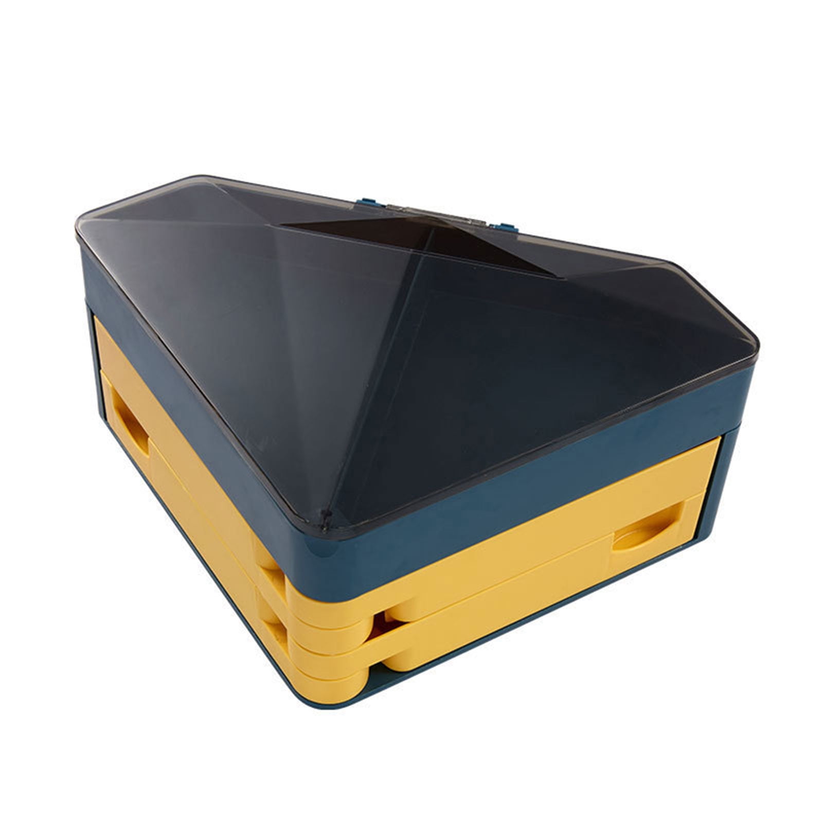 Giaone Rotatable 3-Layer Snacks Box Diamond-Shaped Dried Fruit Platter ...