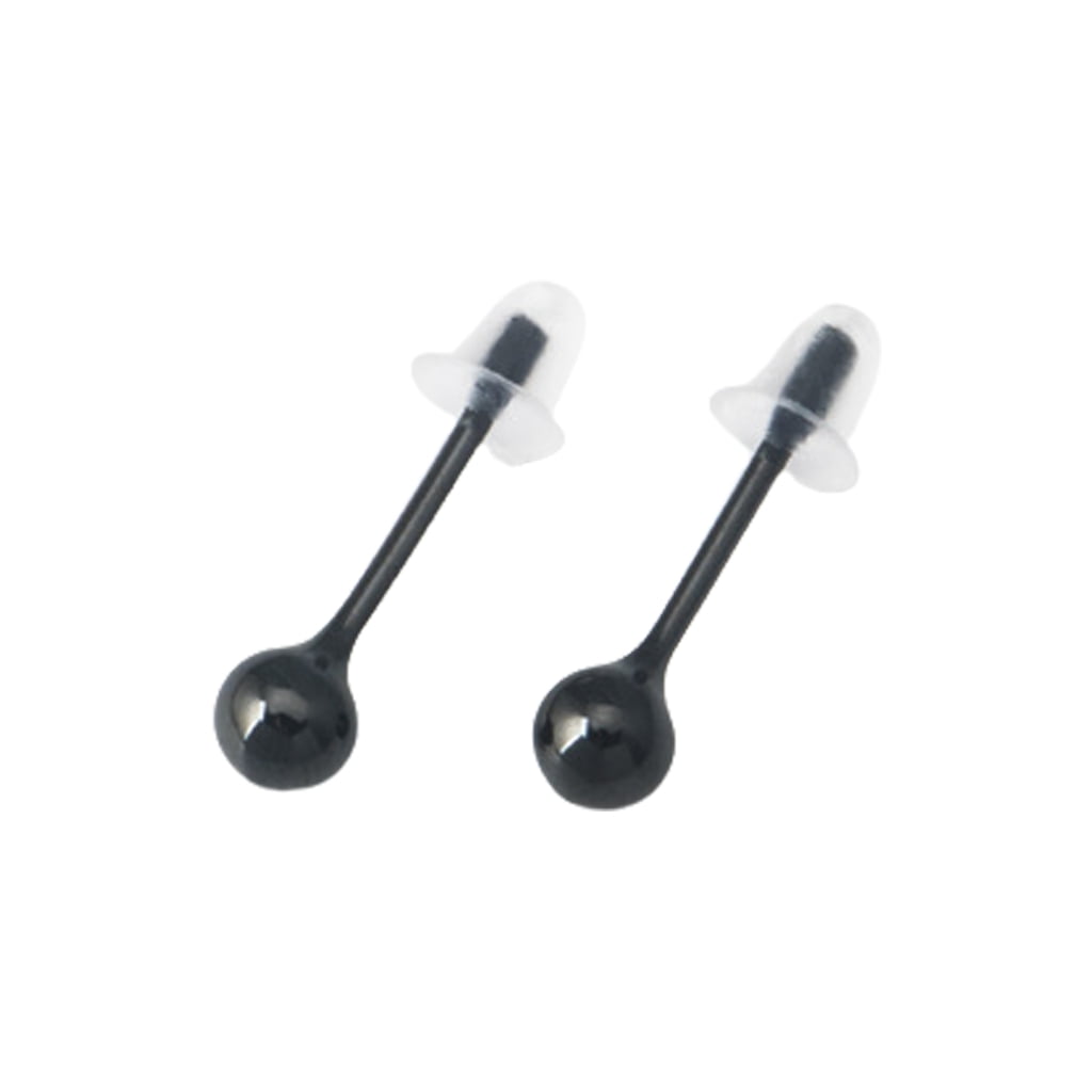 Giaone Round Flexible Bioplast Ear Nose Studs Sturdy Bioceramic ...