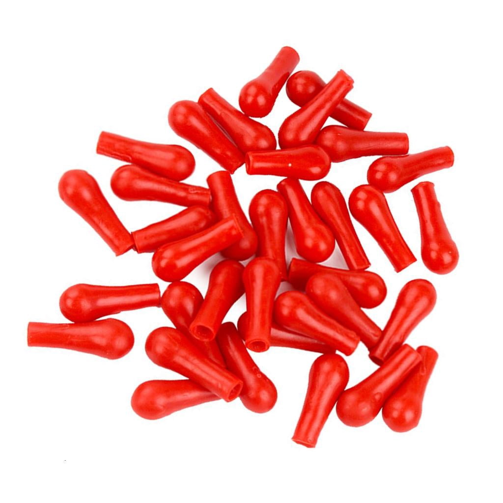 Giaone Rubber Dropper Bulb Caps for Pipettes Glass Dropper Measuring ...