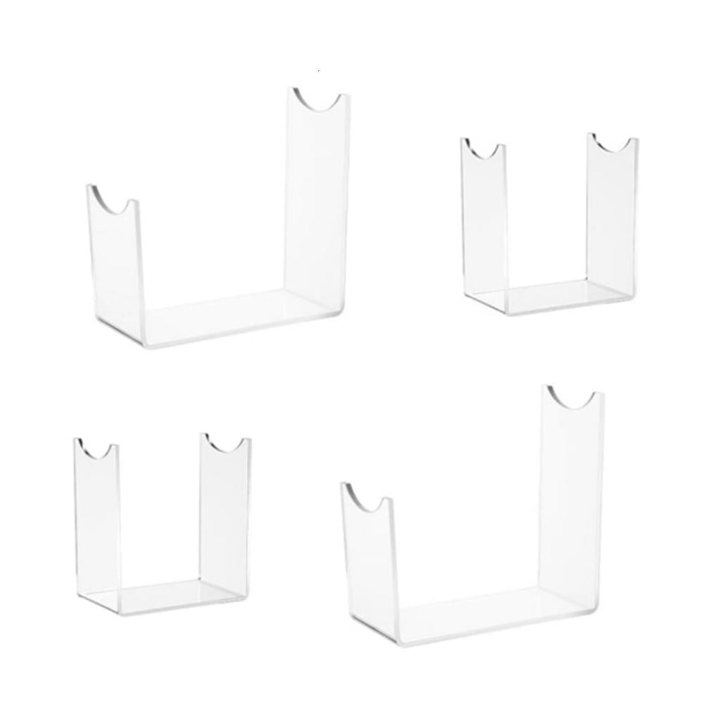 Giaone Set of 4/8 Clear Antler Design Decorative Shelves for Wall ...