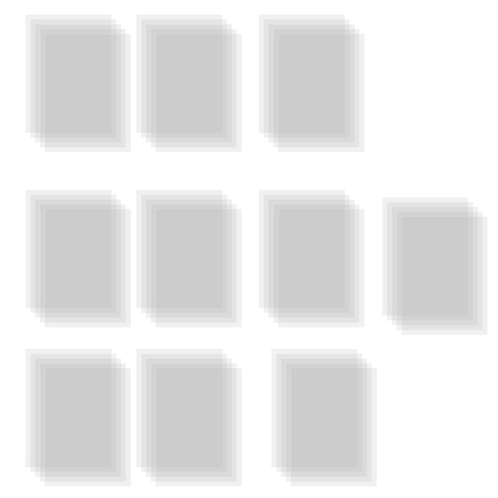 Giaone Set of 50 Transparent Acetate Sheets Plastic Stencils Film ...