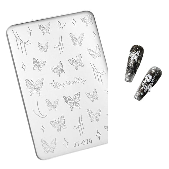 Giaone Silicone Stamps Nail Decors Mould Nail Decors Stamping Tools for ...