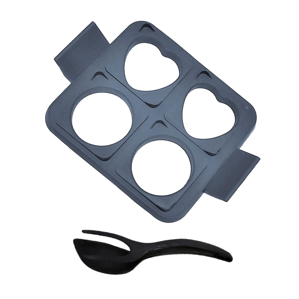 Giaone Silicones Rounds Square Heart Fried Eggs Cooker Rings NonStick ...