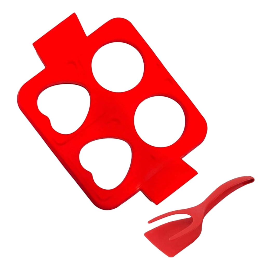 Giaone Silicones Rounds Square Heart Fried Eggs Cooker Rings NonStick ...