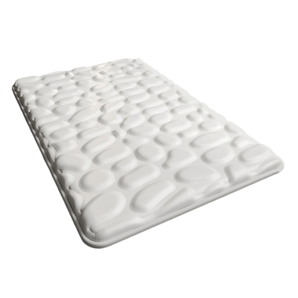 Giaone Simple Design Bath Mats with Cooling Fibers Fast Water ...