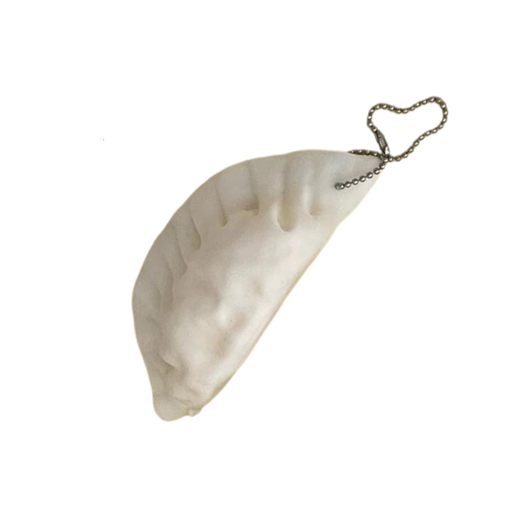 Giaone Realistic Dumpling Keychain Stress Relief Mini Squeeze Toy Bag ...
