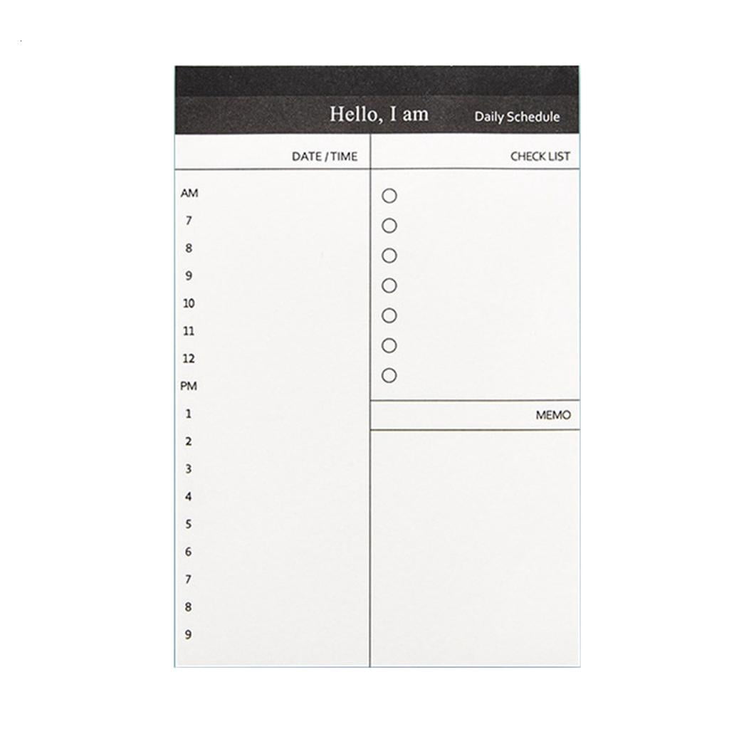 Giaone Small Checklist Notepads Daily Planner Notepads Tearable ...
