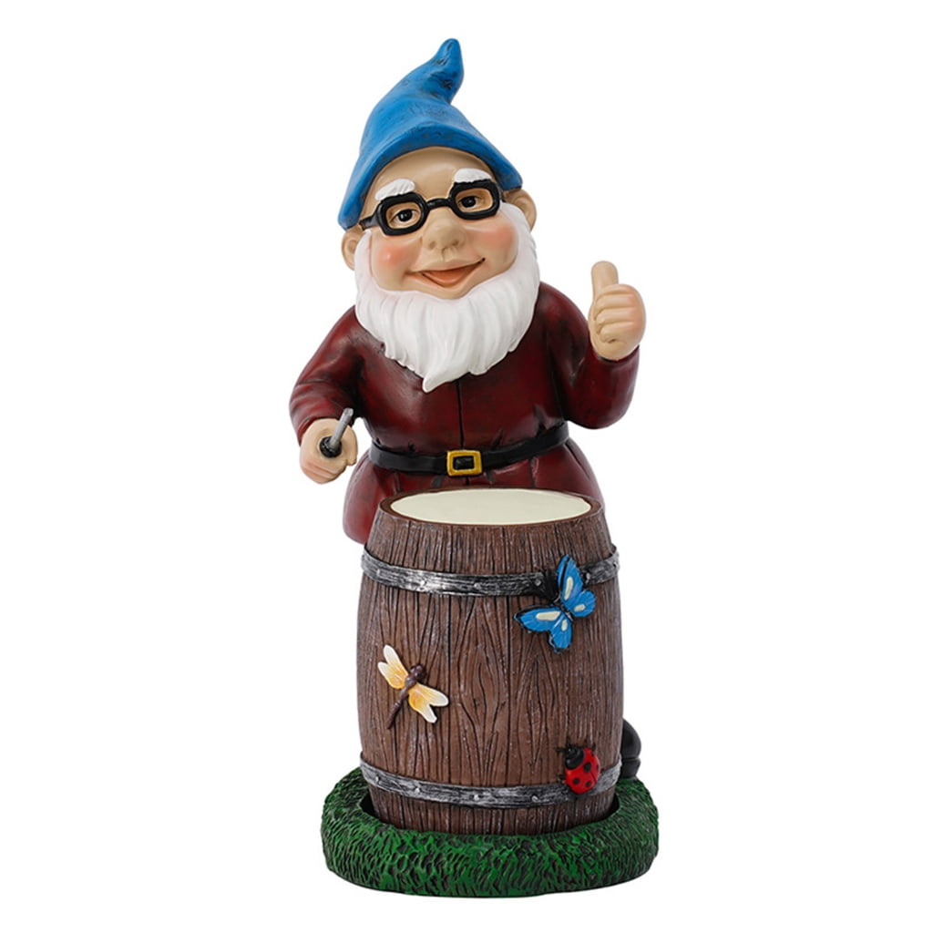 Giaone Small Dwarf Figurine Garden Landscape Statue Dwarfs Statue ...