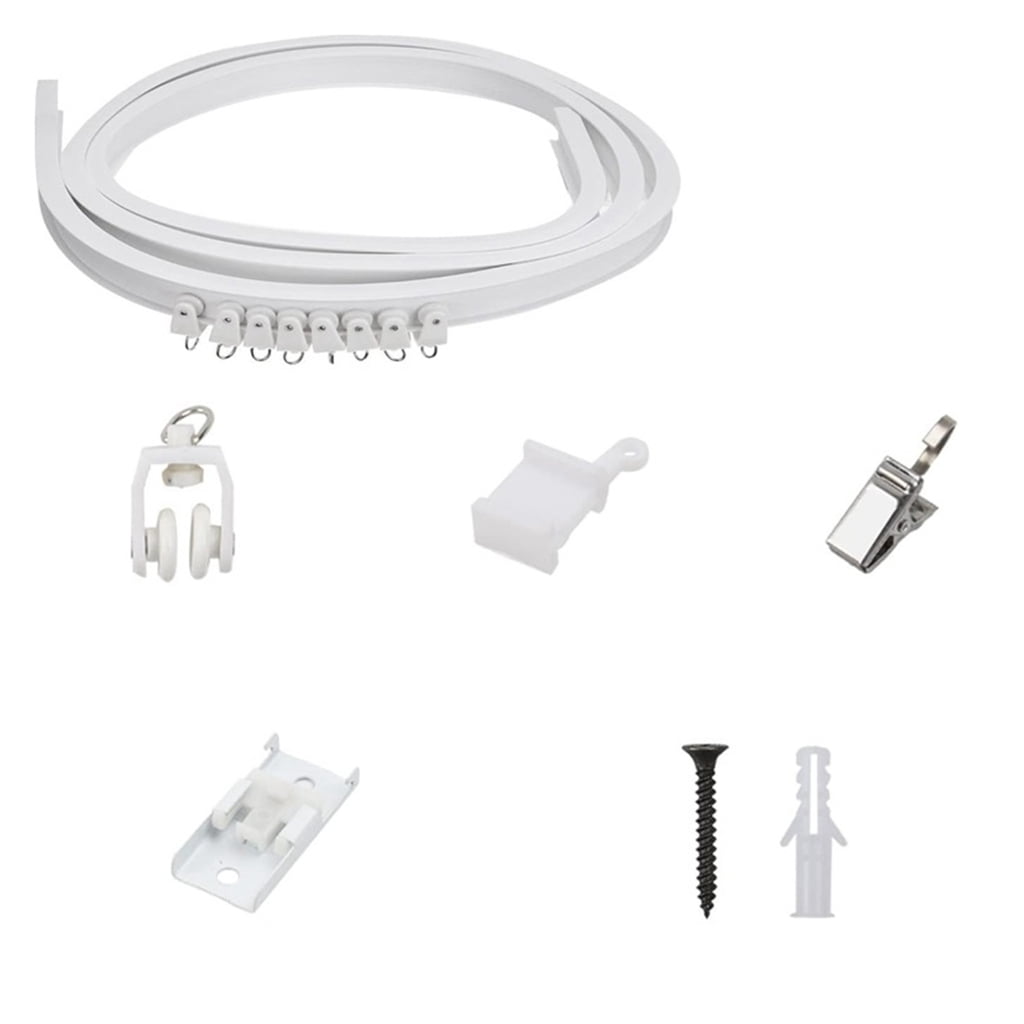 Giaone Smooth Glides Curtain Rails 5 Meter Curtain Track Kits for Easy ...
