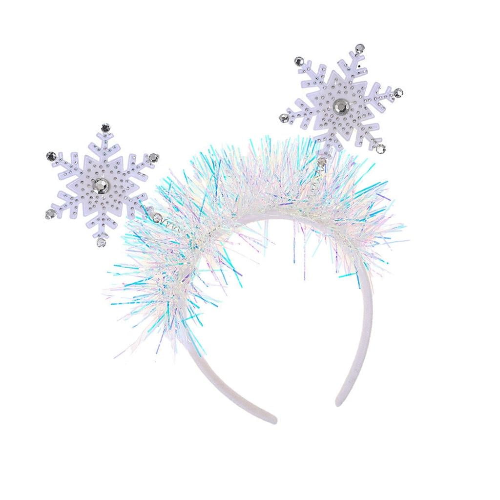 Giaone Sparkling Snowflake Hairband Perfect for Christmas and Winter ...
