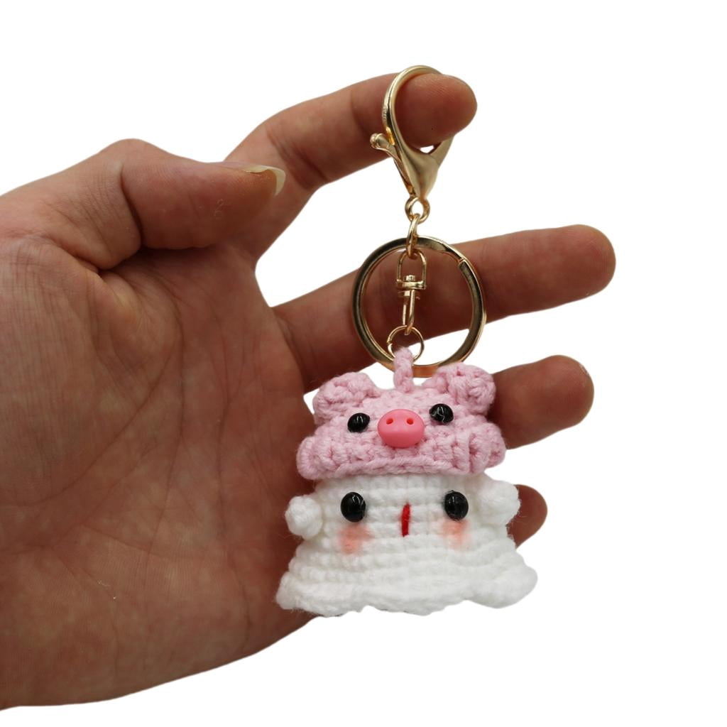 Giaone Specter Hand Crochet Specter Key Chain Phantom Handwoven Keyring ...