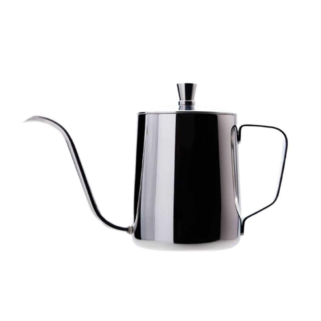 Giaone Stainless Hand Dripping Coffee Heat Water Pot with Lid Long ...