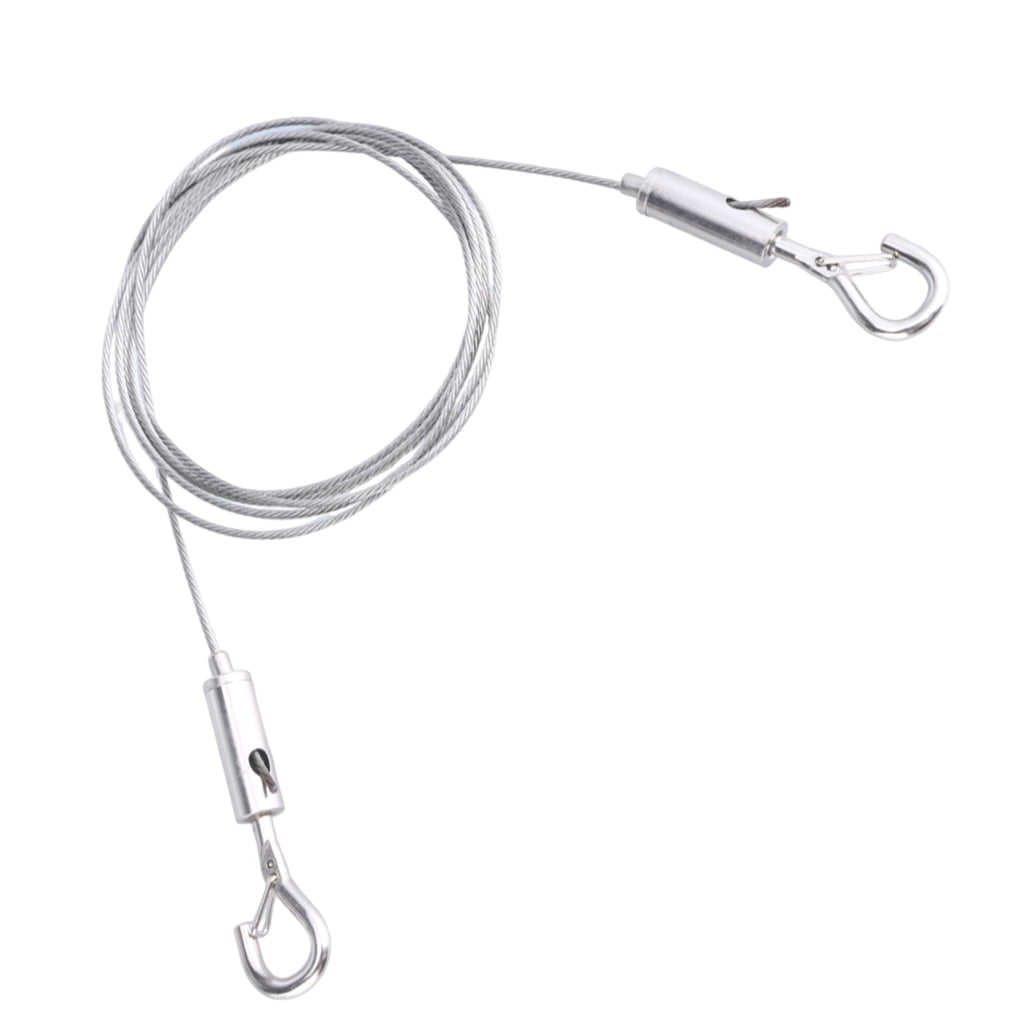 Giaone Stainless Steel Cable Hanging set with Adjustable Spring Hook ...