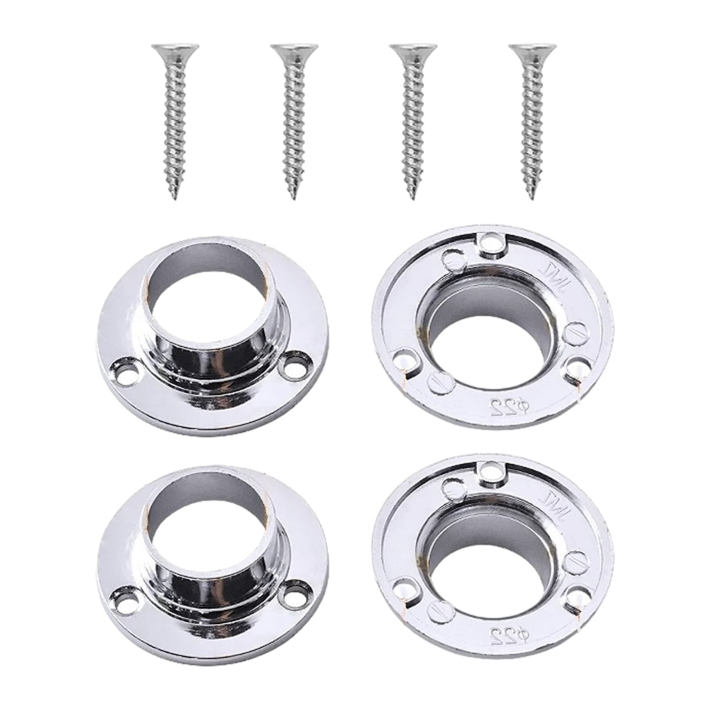 Giaone Steel Wardrobe Flange Brackets Connectors Metal Pipe Connectors ...