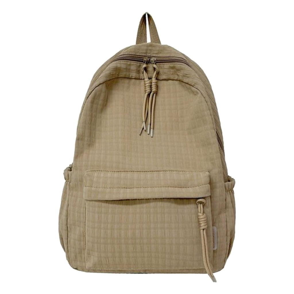 Giaone Student School Backpack Fashion Travel Backpack Solid Color ...