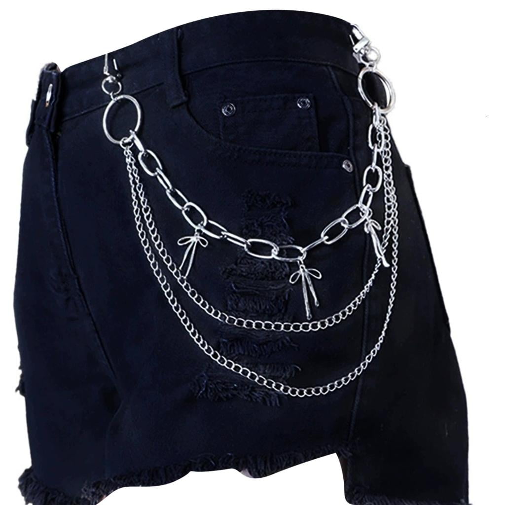 Giaone Stylish Butterfly Bowknot Pants Chain Jeans Decorative Chain for ...