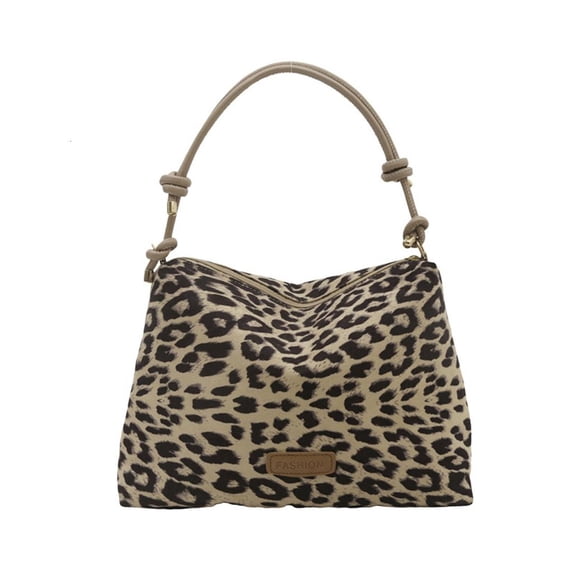 Giaone Stylish Leopard Print Shoulder Bag Slouchy Bags For Shopping And ...