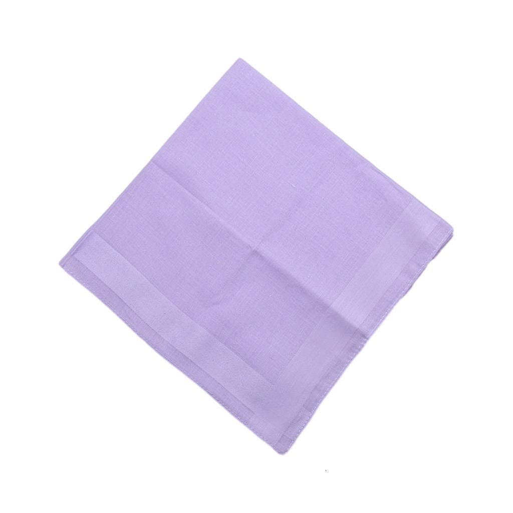 Giaone Stylish Pocket Handkerchief Solid Color Hankies 16x16inch Large ...