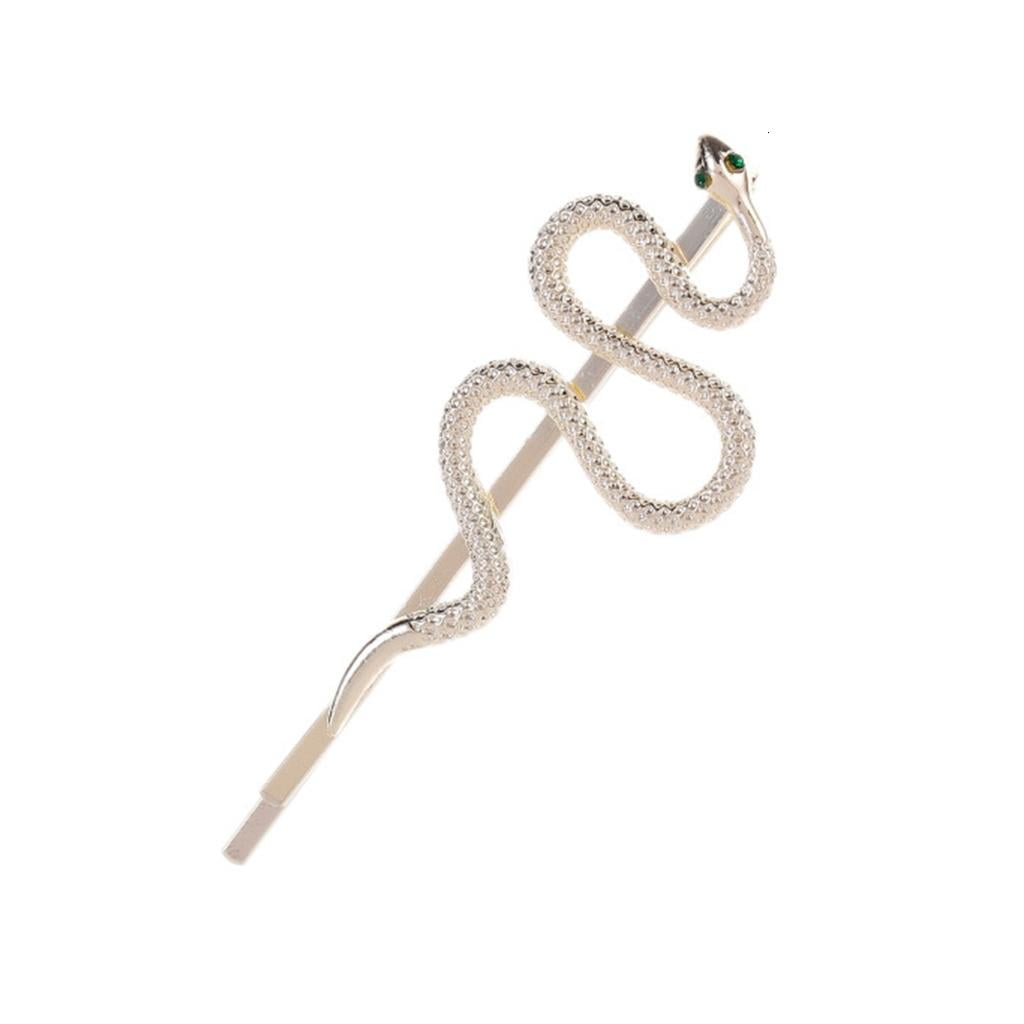 Giaone Sweet Cool Curved Snake Shape Hairpin Y2k Hair Clip for Woman ...