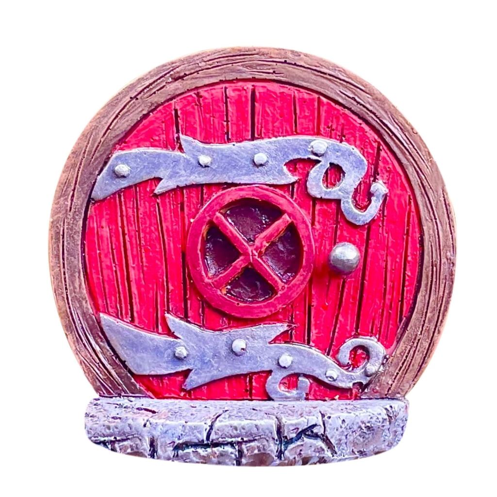 Giaone Tiny House Charming Woodland Fairy Door, Handmade Elf Door for ...